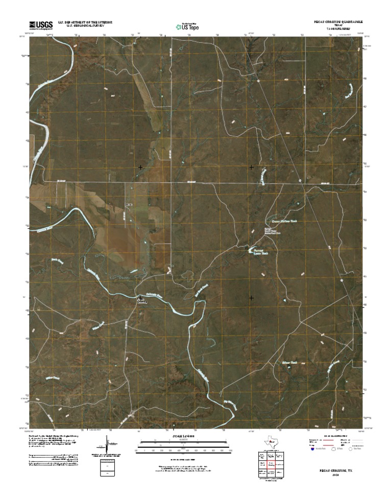 Topographic Map of Pecan Crossing | PDF | United States Geological ...