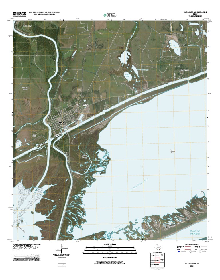 Topographic Map of Matagorda | PDF