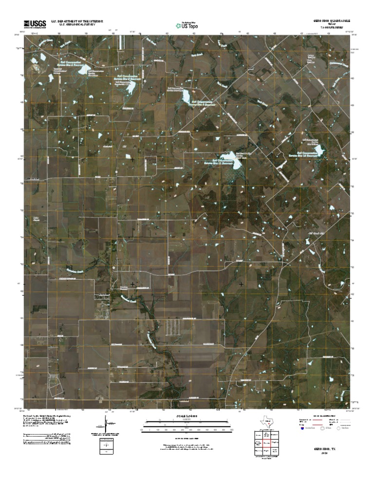 Topographic Map of Geronimo | PDF | United States Geological Survey ...