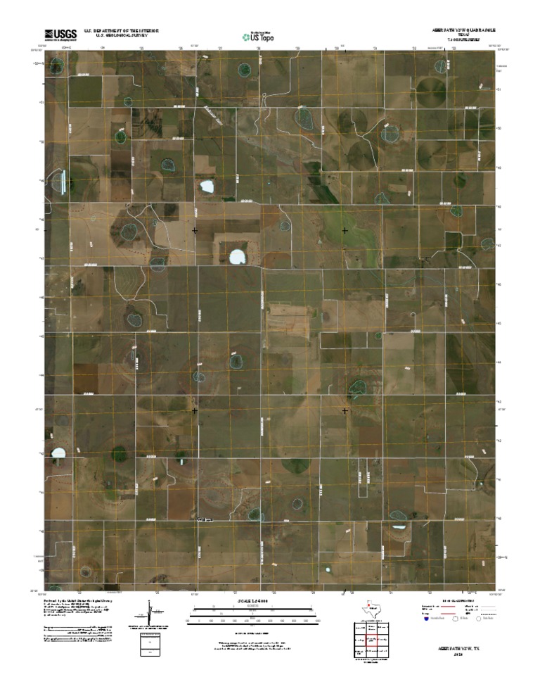 Topographic Map of Abernathy SW | PDF | United States Geological Survey ...
