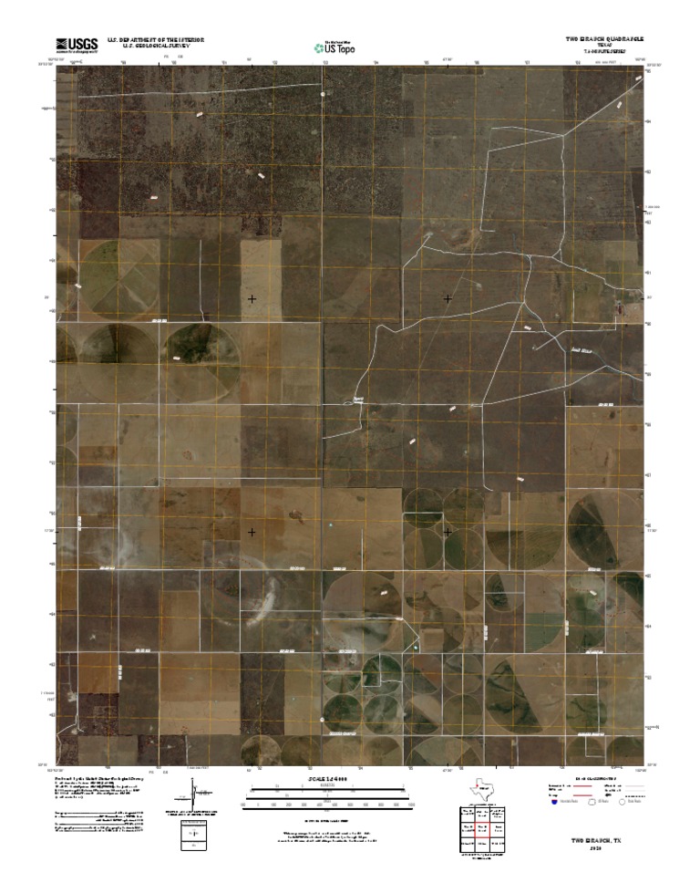 Topographic Map of Two B Ranch | PDF | United States Geological Survey ...