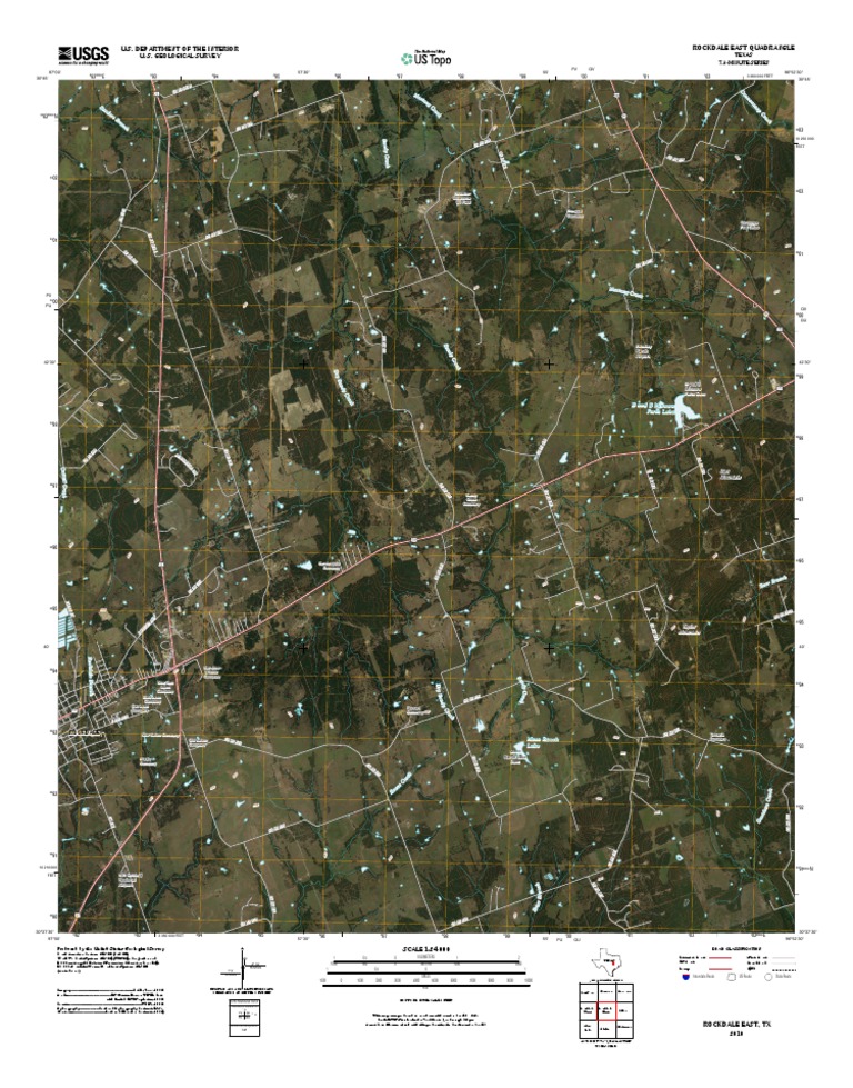 Topographic Map of Rockdale East | PDF | Road Transport | Transport