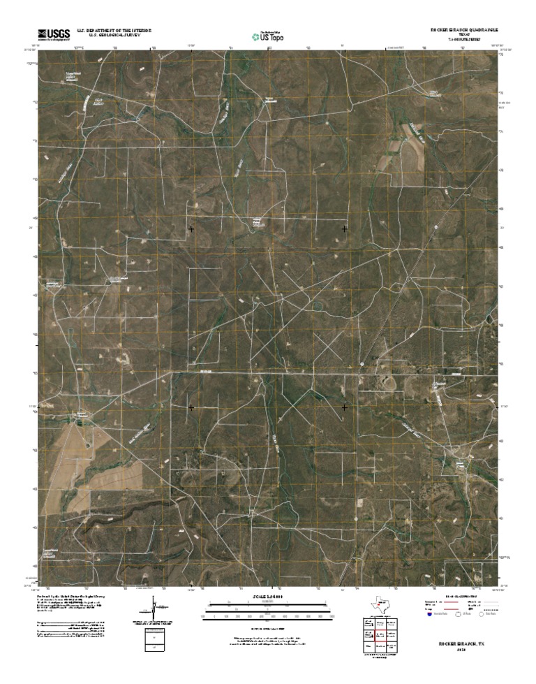 Topographic Map of Rocker B Ranch | PDF