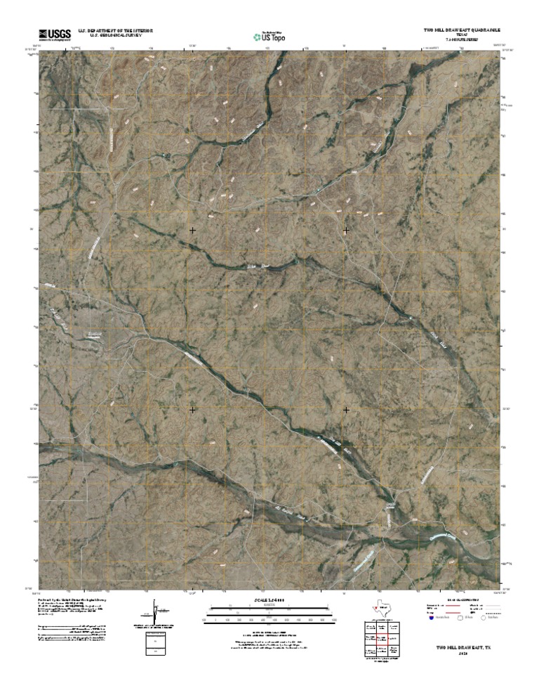 Topographic Map of Two Mill Draw East | PDF