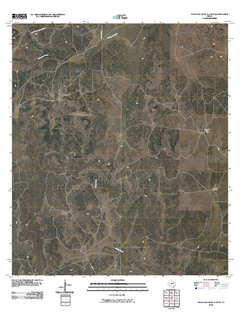 Topographic Map of Rocking Chair Ranch | PDF | Science & Mathematics