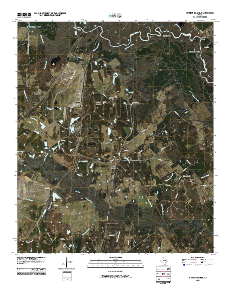 Topographic Map of Harris Chapel | PDF | Sports & Recreation | Social ...