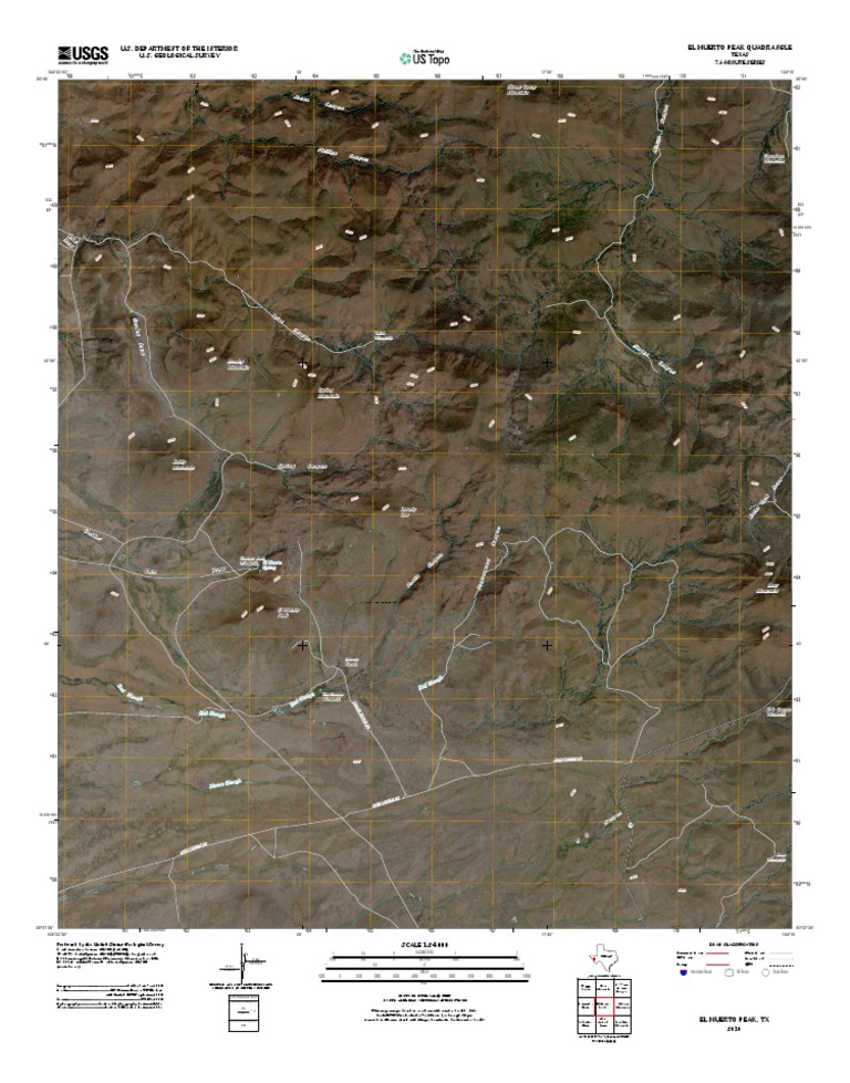 Topographic Map of El Muerto Peak | PDF