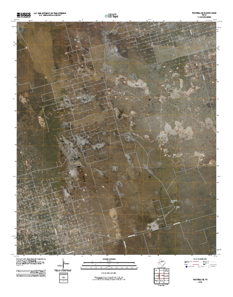 Topographic Map of Penwell SE | PDF