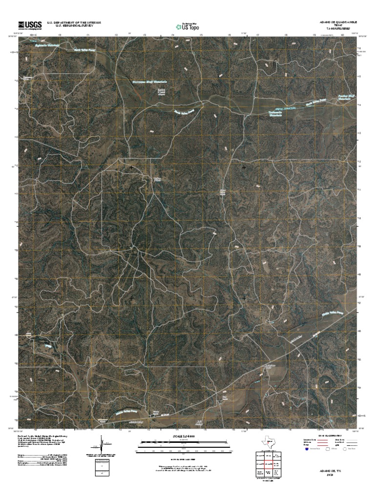 Topographic Map of Adams SE | Download Free PDF | United States ...