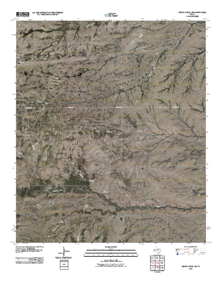Topographic Map of Seven L Peak NE | PDF | United States Geological ...