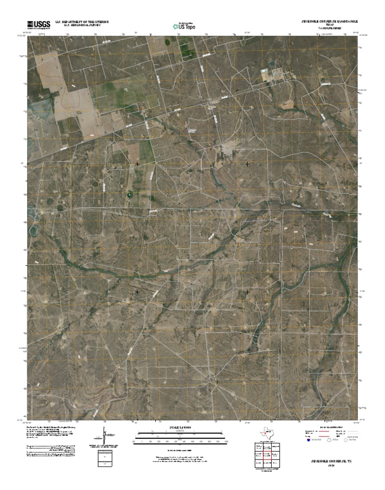 Topographic Map of Sevenmile Corner SE | PDF