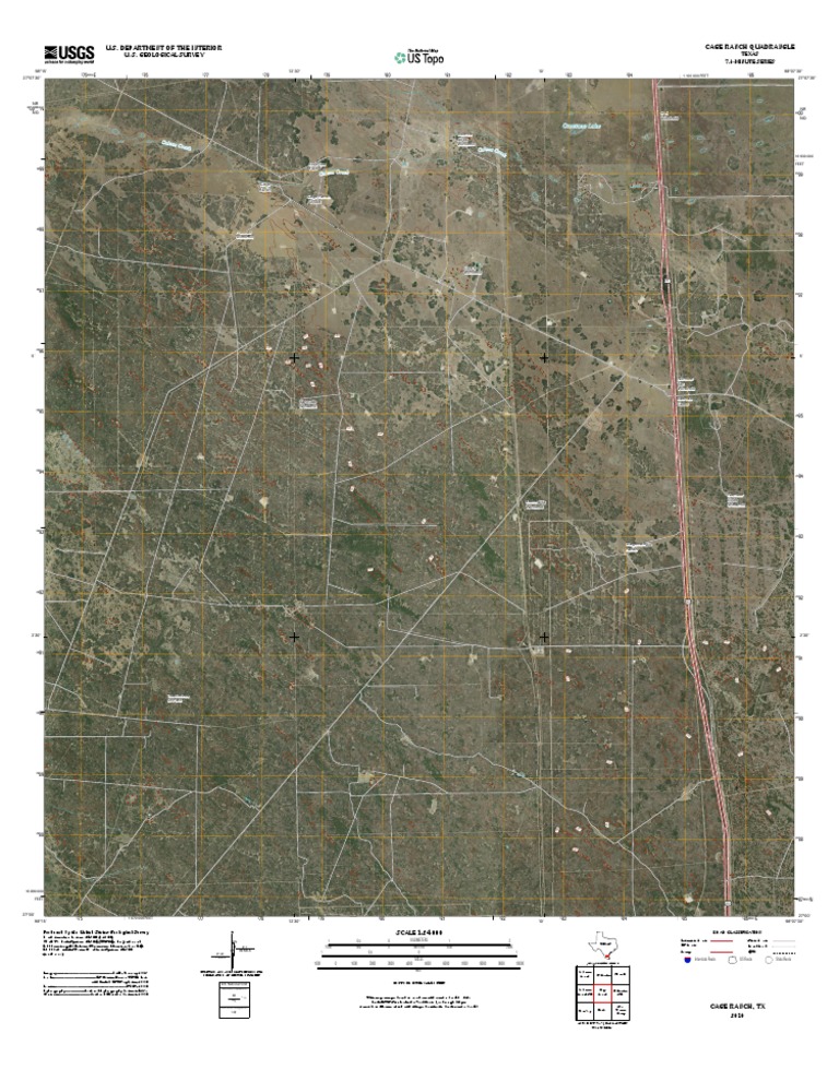 Cage Ranch Map Overview, Texas | PDF | Technology & Engineering