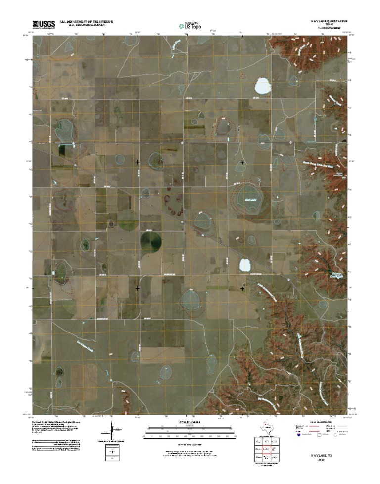 Topographic Map of Hay Lake | Download Free PDF | United States ...