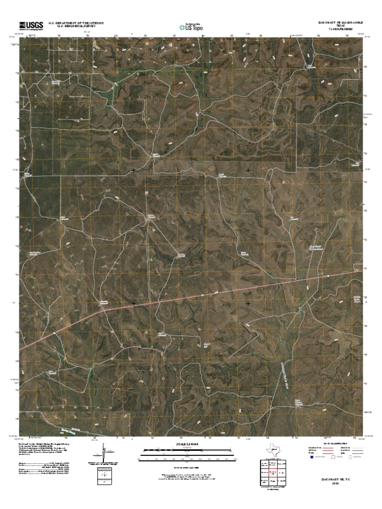 Topographic Map of Barnhart NE | PDF | Home & Garden | History
