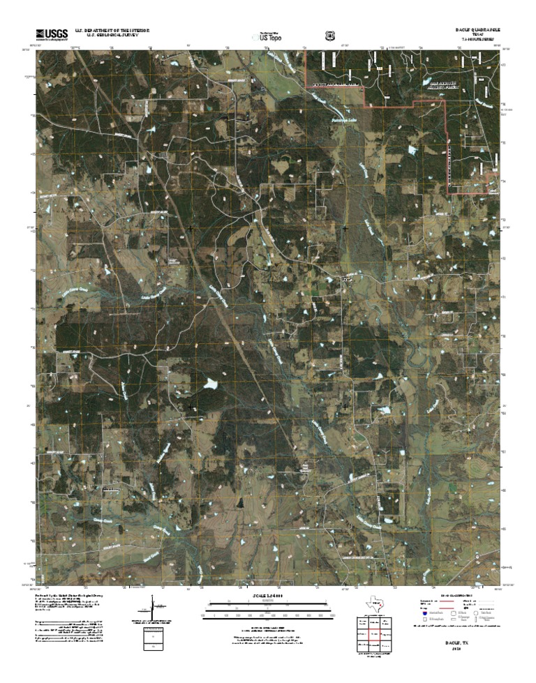 Topographic Map of Dacus | PDF