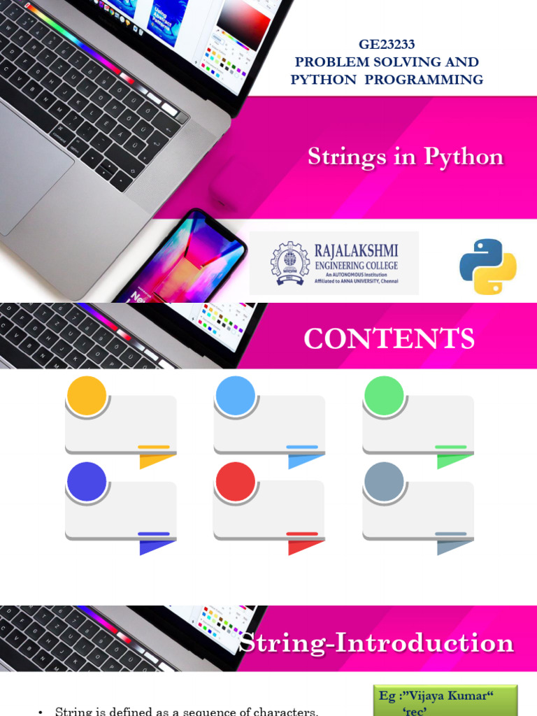 Strings | PDF | String (Computer Science) | Letter Case