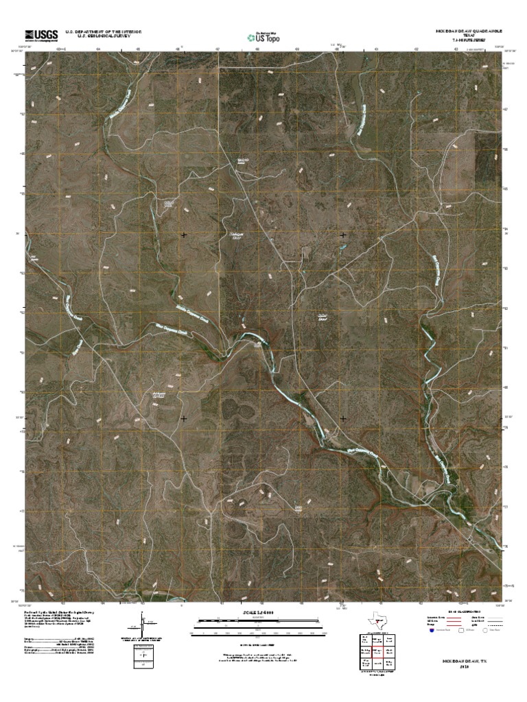 Topographic Map of McKegan Draw | PDF | Geomatics | United States ...