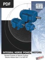 WEG Motor Frame Size Dimensions | PDF