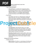 Training Manual Microsoft Project 2019 | PDF | Microsoft Excel | Software