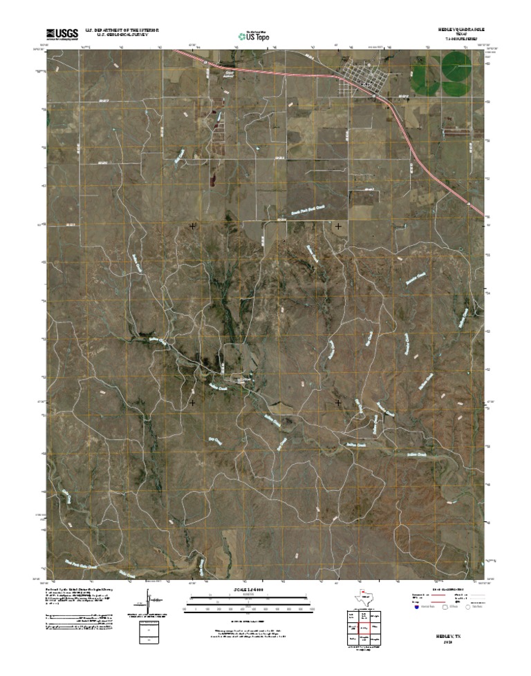 Hedley Texas 7.5-Minute Quadrangle Map | PDF | United States Geological ...