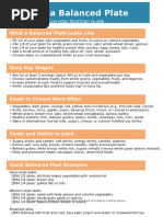 Balanced Diet Chart Overview | PDF