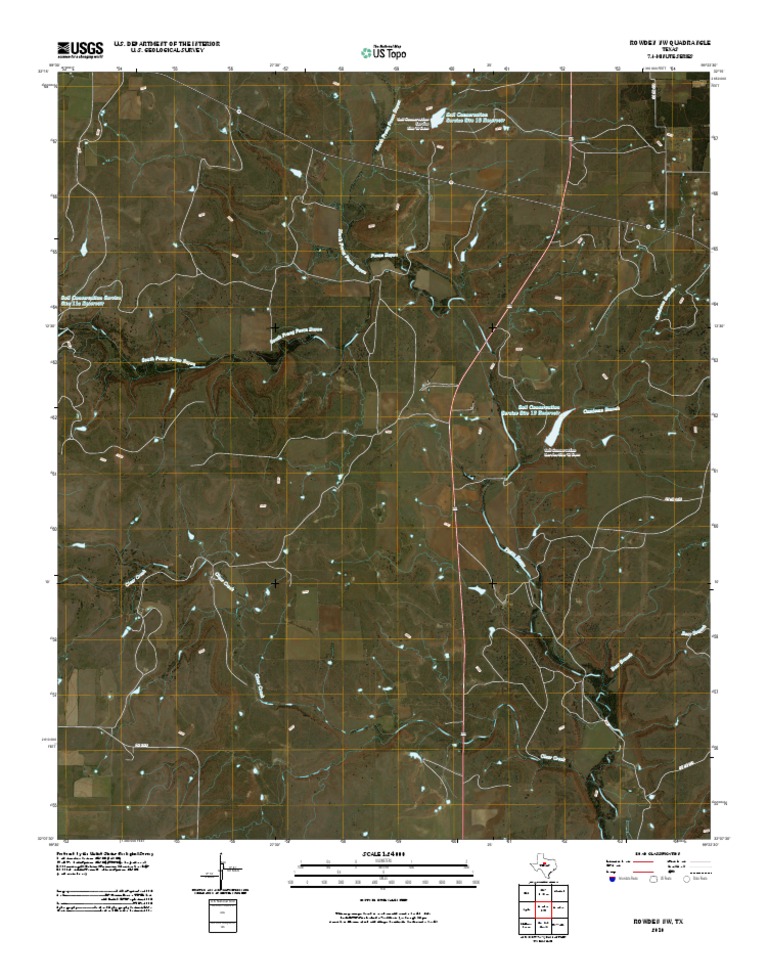 Rowden NW Quadrangle Map, Texas | PDF