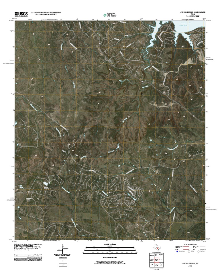 Topographic Map of Shingle Hills | PDF | United States Geological ...