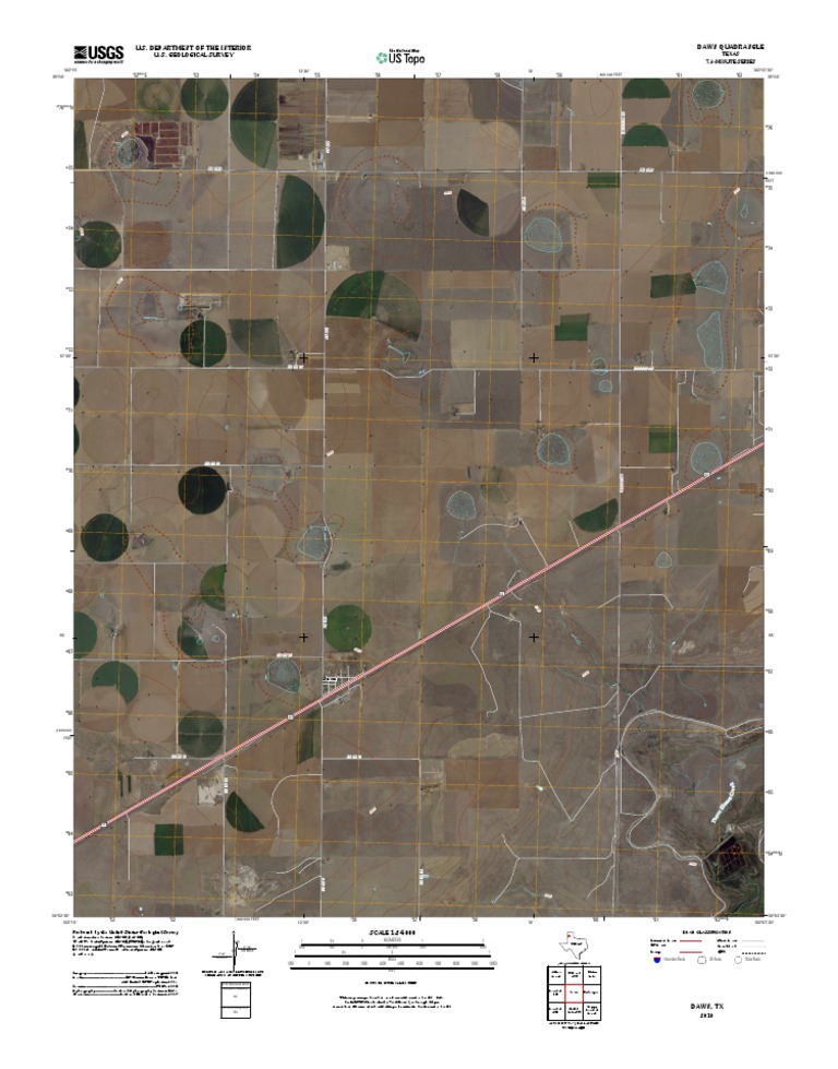 Dawn, TX 7.5-Minute Quadrangle Map | PDF | United States Geological ...