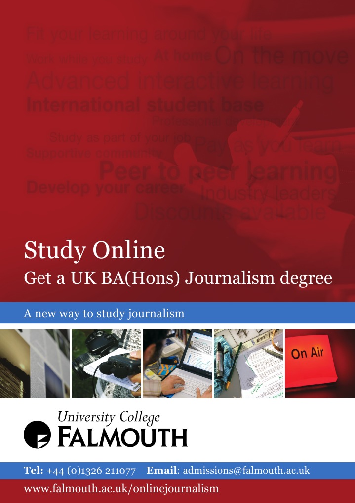 BA (Hons) Journalism (Online) Leaflet | PDF | Journalism | Multimedia