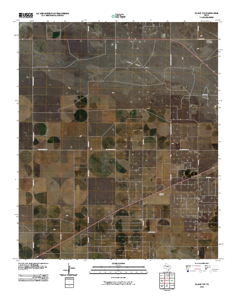 Topographic Map of Plains NW | PDF | Geomatics | United States ...