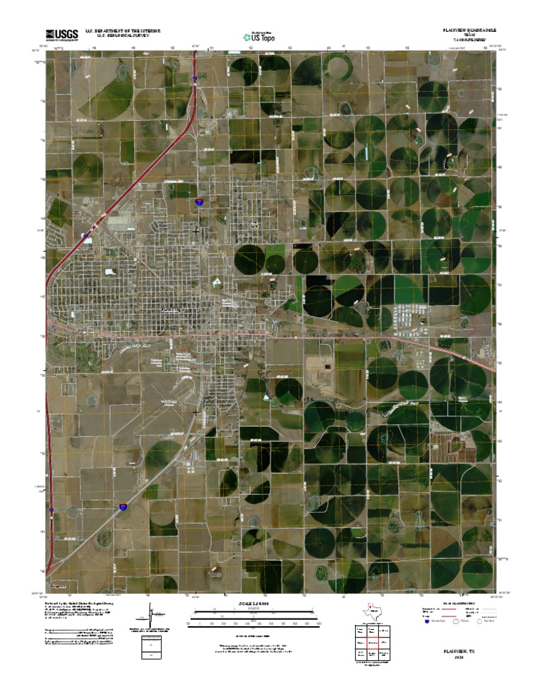 Topographic Map of Plainview | PDF