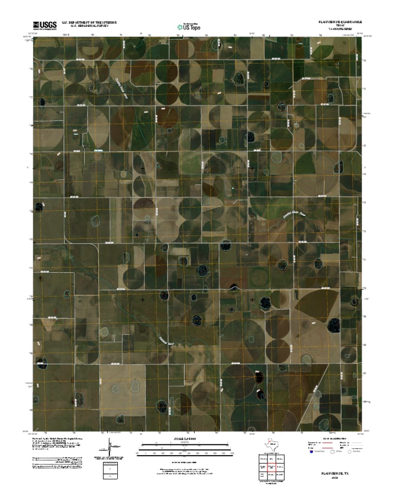 Topographic Map of Plainview SE | PDF | United States Geological Survey ...