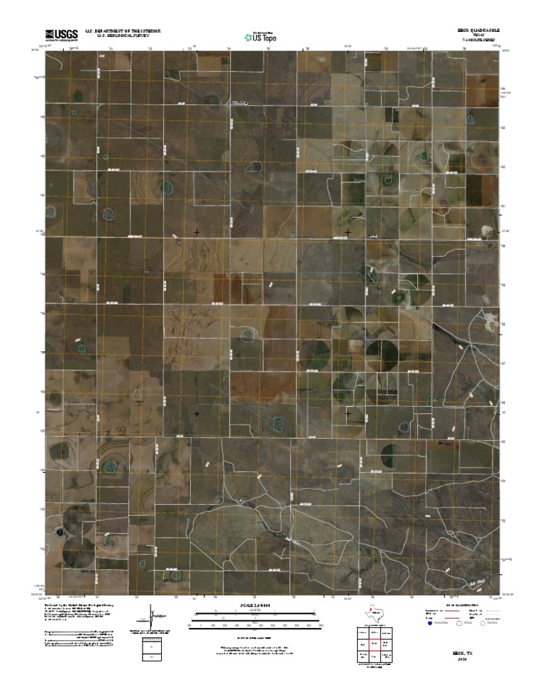 Topographic Map of Beck | PDF | United States Geological Survey | Geomatics