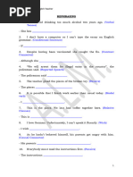 Ejercicios de Rephrasing 2 Bachillerato | PDF | Verb | English Language