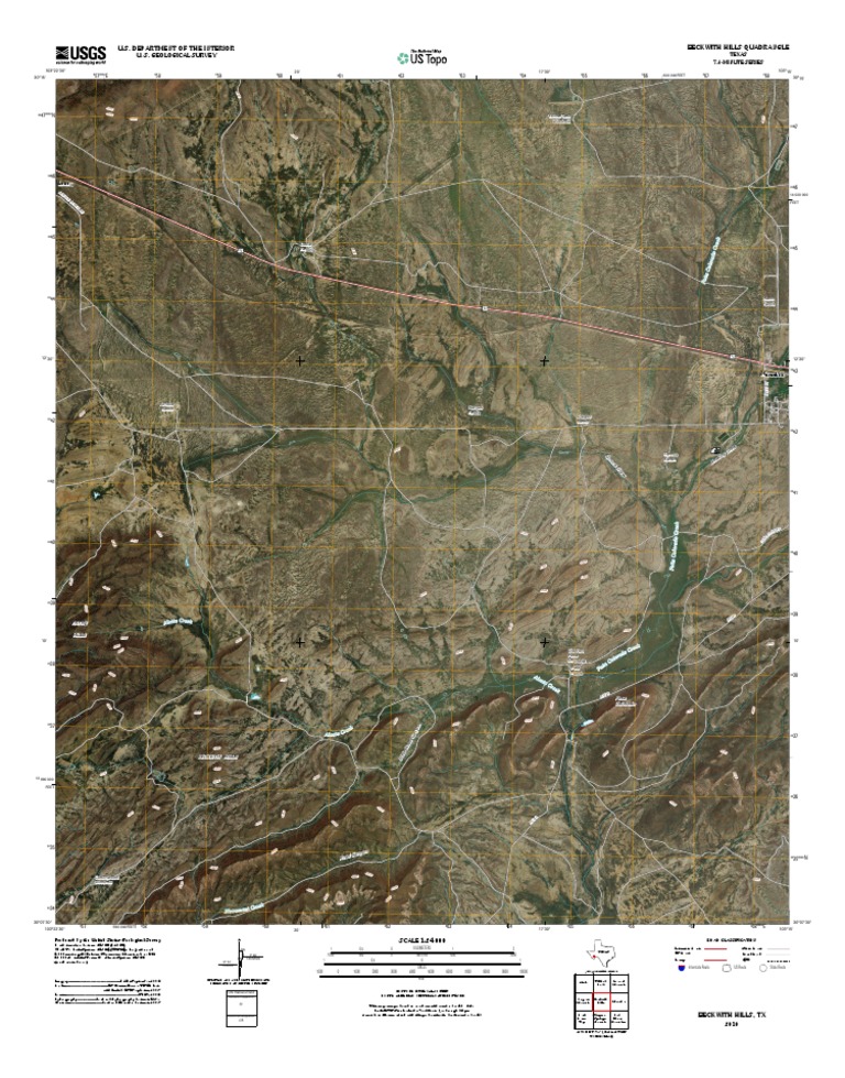 Topographic Map of Beckwith Hills | PDF