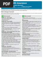 Bupa Cash Plan Benefits Overview | PDF | Patient | Psychotherapy