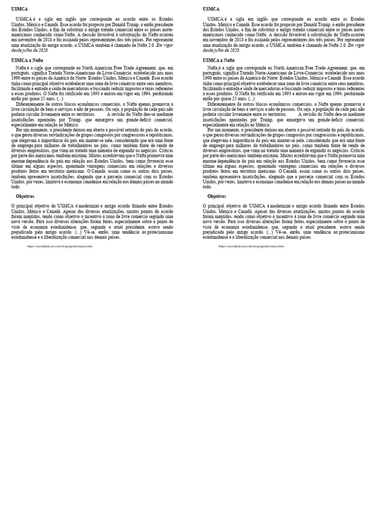 USMCA | PDF