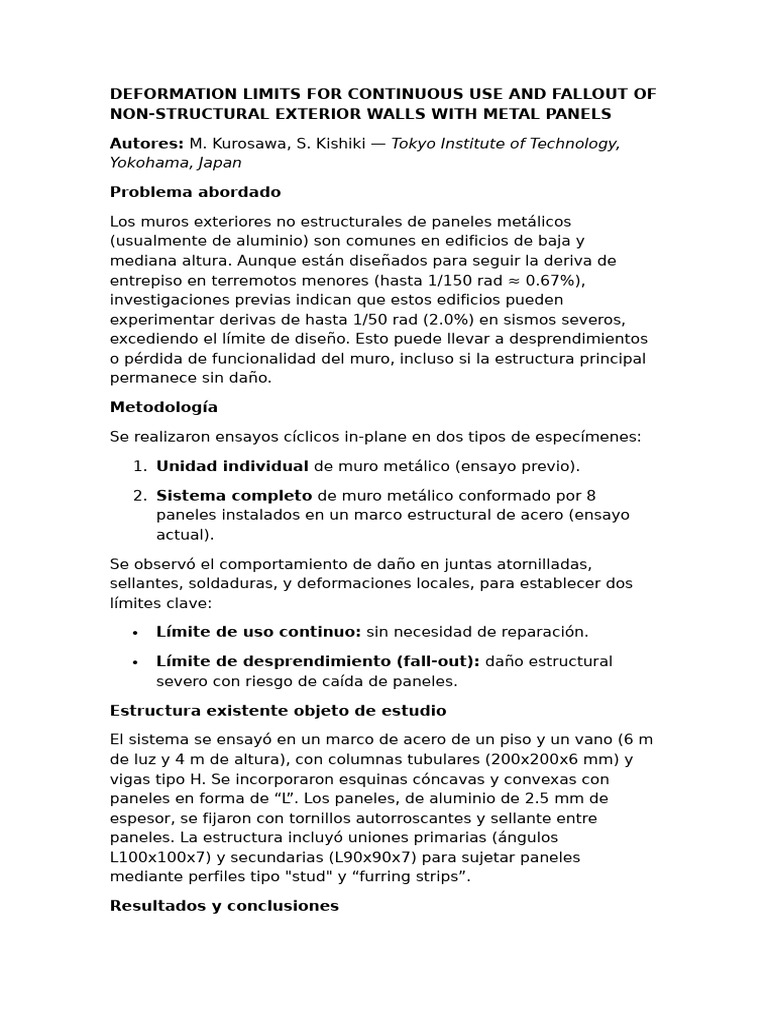 Deformation Limits For Continuous Use and Fallout of Non | PDF ...