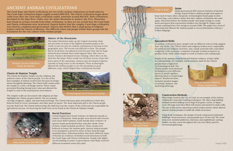 Ancient Andean Civilizations | PDF