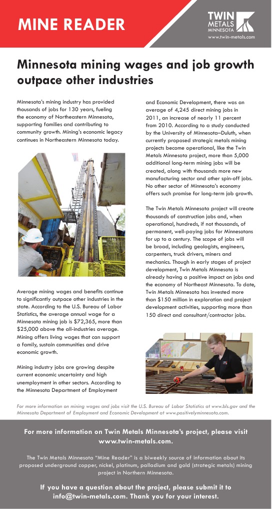 This Week's Mine Reader | PDF | Minnesota | Employment