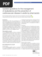 2021 CCS Dyslipidemia Pocket Guide | PDF | Coronary Artery Disease | Statin