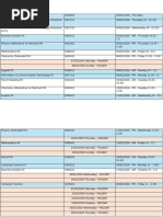 CXC CSEC Timetable May-June 2025 | PDF