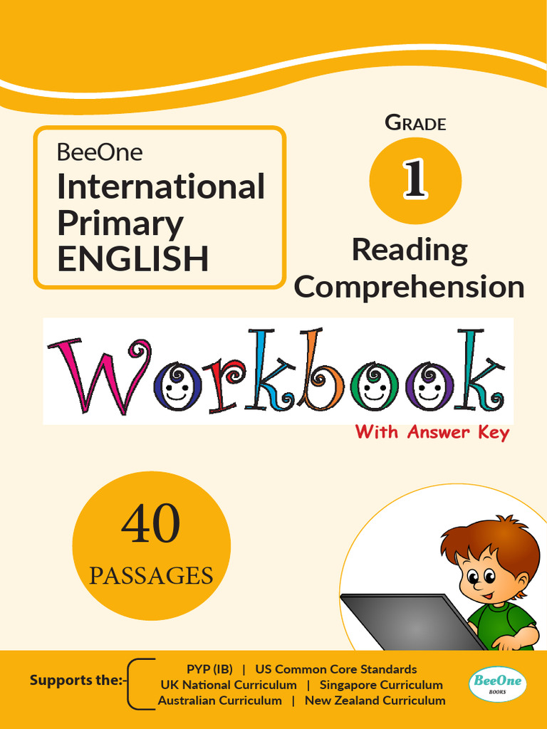 Grade 1 Reading Workbook For PYP IB, Common Core, CBSE | PDF