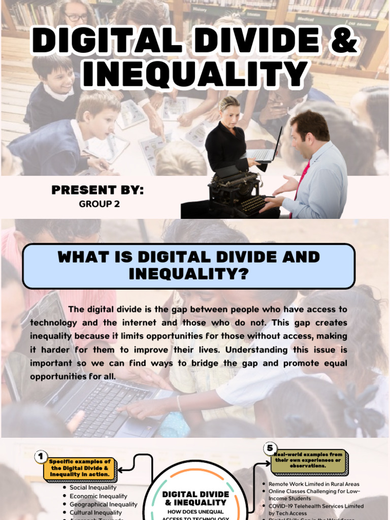 Digital Divide | PDF | Economic Inequality | Discrimination & Race ...