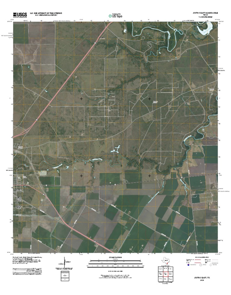 Topographic Map of Sinton East | PDF