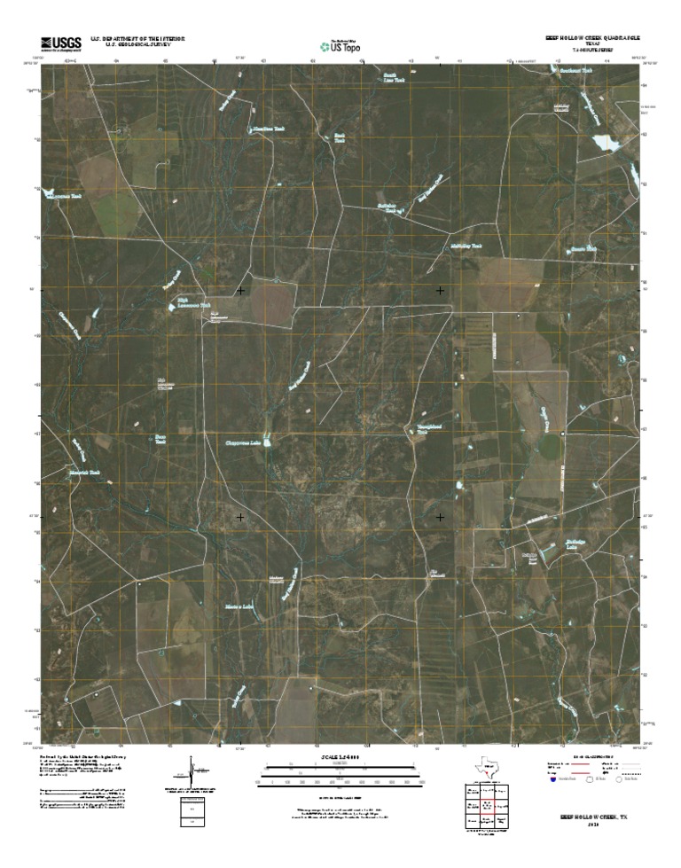 Topographic Map of Beef Hollow Creek | PDF | United States Geological ...