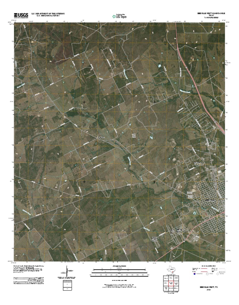 Topographic Map of Beeville West | PDF | United States Geological ...