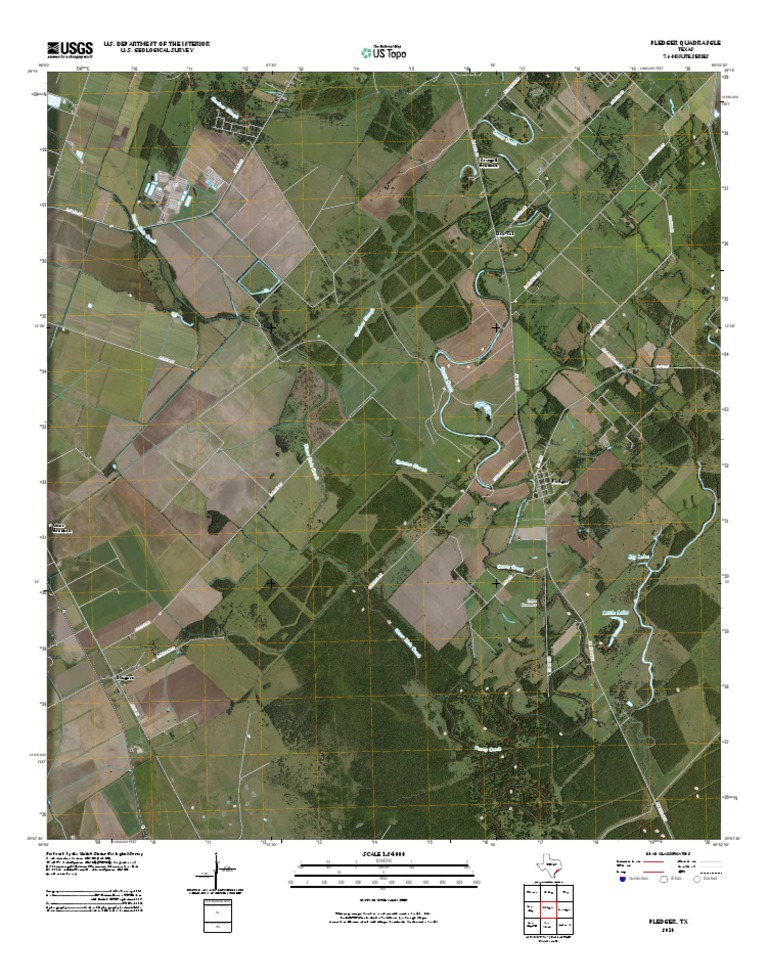 Topographic Map of Pledger | PDF | United States Geological Survey ...