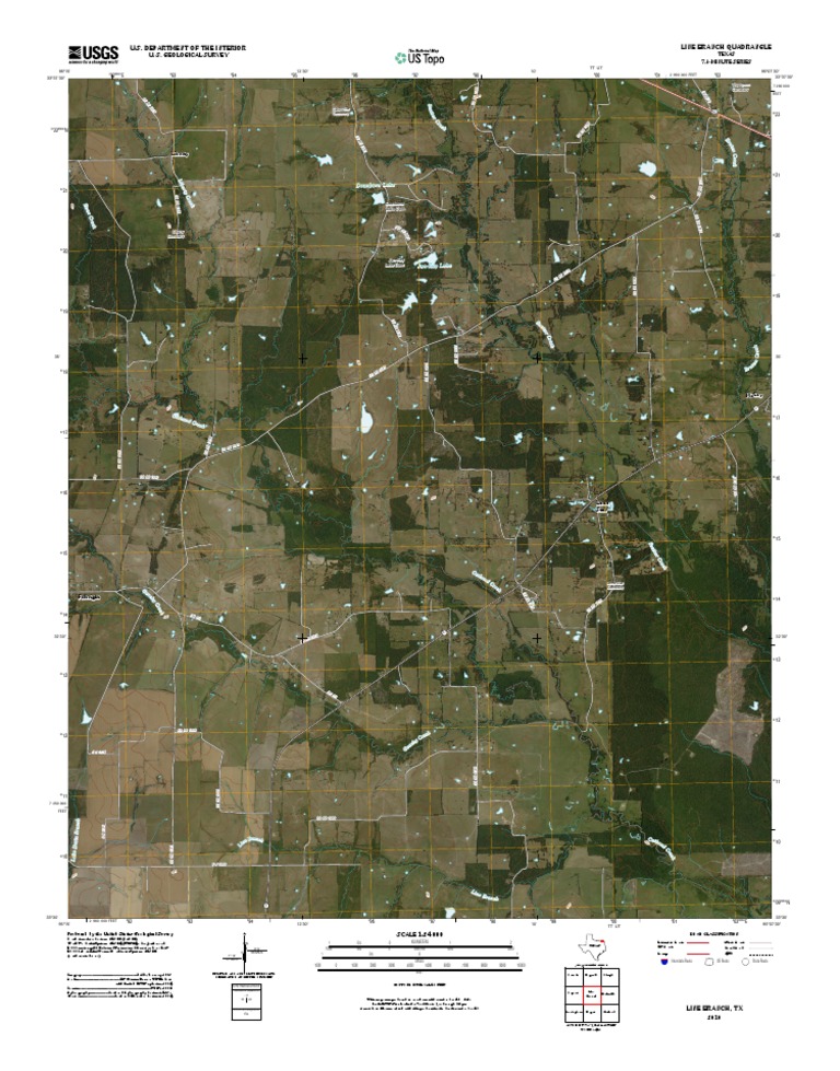 Topographic Map of Line Branch | PDF