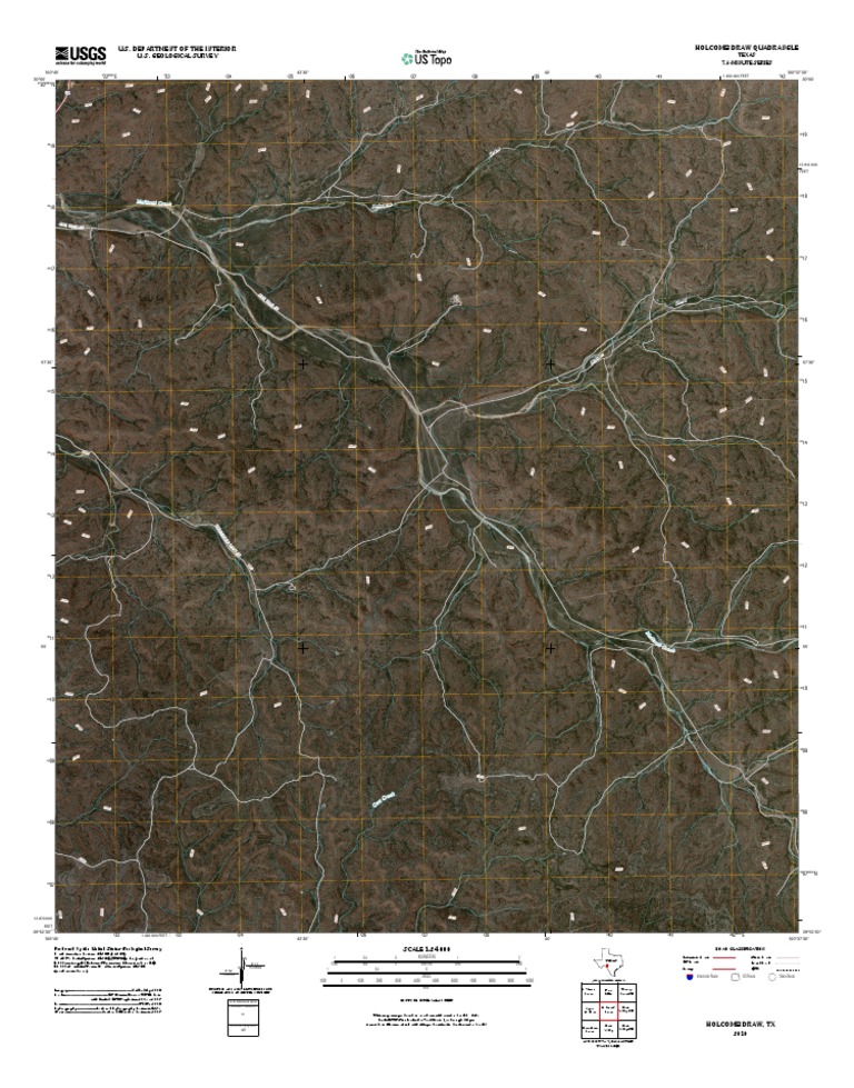 Topographic Map of Holcomb Draw | PDF | United States Geological Survey ...